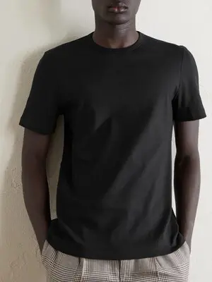 Brunello Cucinelli Ribbed Jersey T-shirt