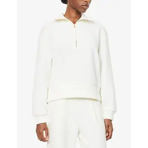 Varley Roselle Half-zip Fleece Sweatshirt - Egret