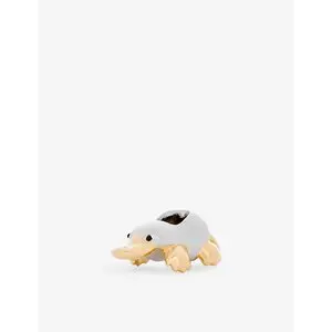 Loewe Platypus Dice Brass Charm - Silver/gold