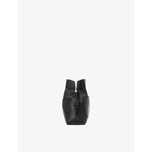 Loewe Flamenco Panta Medium Leather Clutch - Black