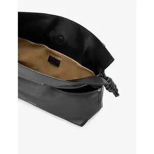 Loewe Flamenco Panta Medium Leather Clutch - Black