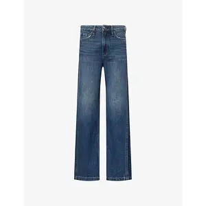 Rag & Bone Logan Spliced Wide-leg Denim Jeans