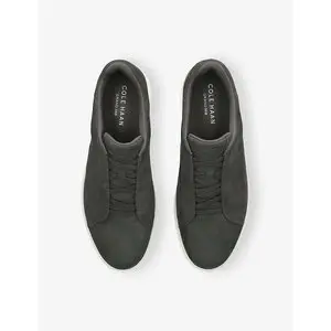 Cole Haan Grandpro Luxe Suede Trainers - Grey/d.cmb