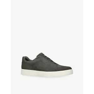 Cole Haan Grandpro Luxe Suede Trainers - Grey/d.cmb