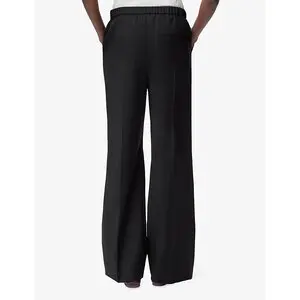 Loewe Pleated Straight-leg Wool Trousers