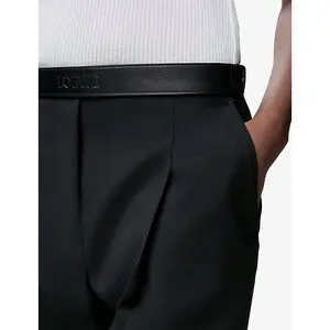 Loewe Pleated Straight-leg Wool Trousers