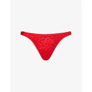 Calvin Klein Icon Stretch-lace Thong - Adrenaline Rush