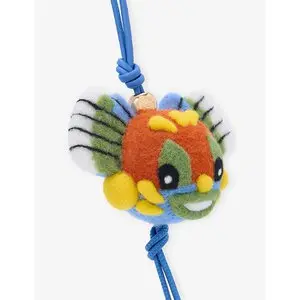 Loewe Knight Cat Wool-felt Charm