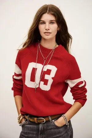 Ba&sh Cobe Cashmere Sweater - Red
