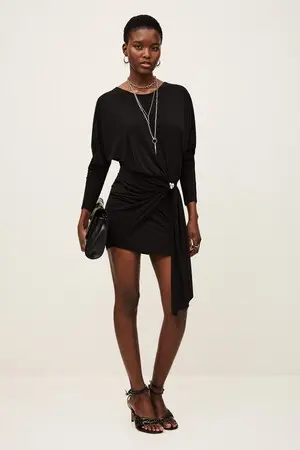 Ba&sh July Short Draped Dress