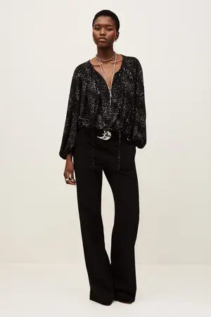 Ba&sh Torny Sequin Blouse