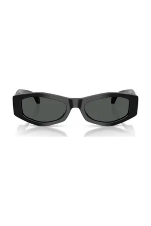 Versace Irregular Full Rim Sunglasses - Red