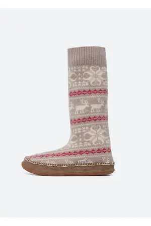 Sea Hollis Fair Isle Knit Slippers