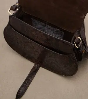 Chloé Marcie Small Leather Crossbody Bag - Brown