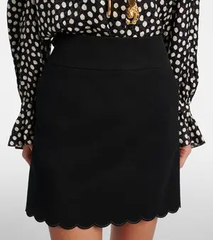 Chloé High-rise Cotton Miniskirt