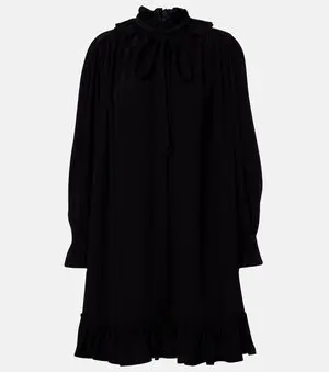 Chloé Silk Midi Dress - Black