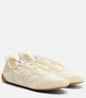 Chloé Kick Leather Sneakers