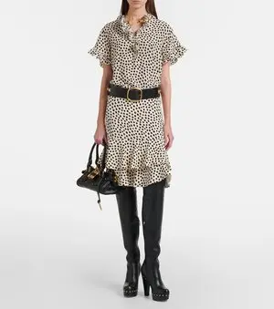 Chloé Lola Studded Over-the-knee Boots - Black