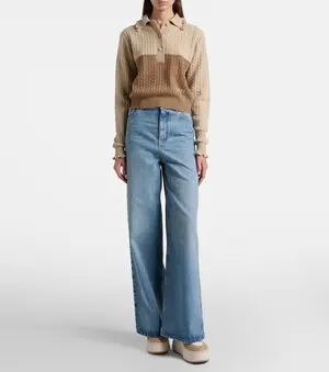 Chloé Nama Leather Platform Sneakers - Neutrals