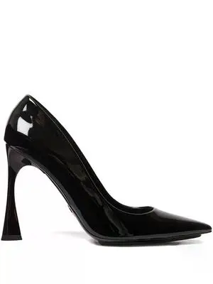 Stella McCartney 103mm Elsa Patent Pointed-toe Heeled Pumps - Black