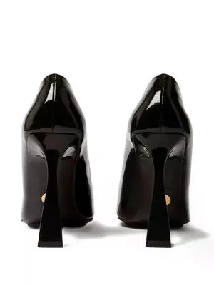 Stella McCartney 103mm Elsa Patent Pointed-toe Heeled Pumps - Black