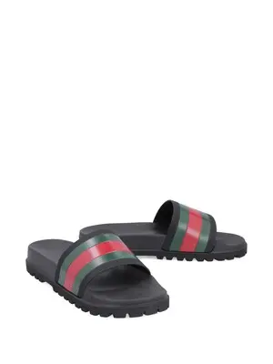 Gucci Pool Slides - Black