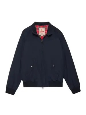 BARACUTA Cotton Padded Jacket - Blue