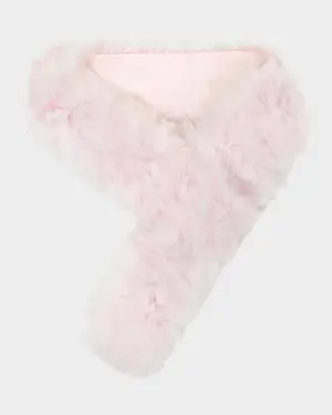 Gorski Knit Select Cashmere Goat Pull-through Scarf - Pink