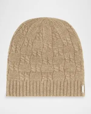 Gorski Cashmere Beanie Taupe