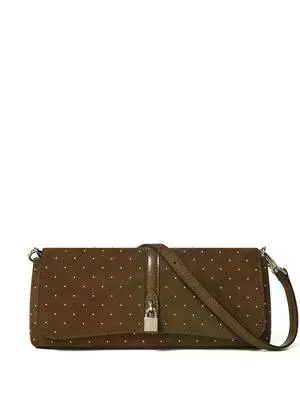 Stella McCartney Studded Lock Shoulder Bag - Brown