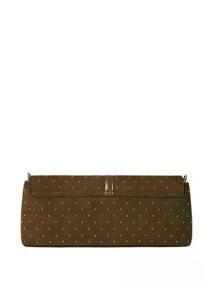 Stella McCartney Studded Lock Shoulder Bag - Brown