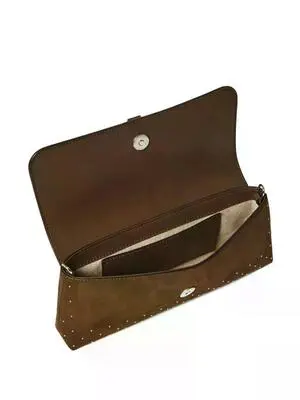 Stella McCartney Studded Lock Shoulder Bag - Brown