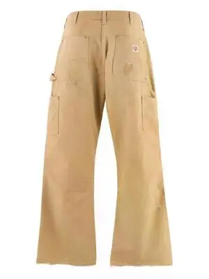 SAINT MXXXXXX Distressed-effect Trousers
