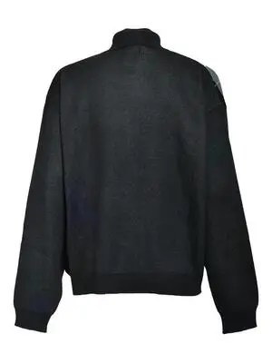 BREATH Logo-embroidered Cardigan