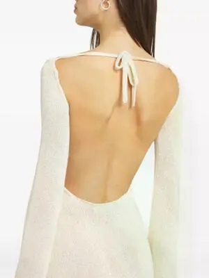 ASTA RESORT Audette Backless Mini Dress