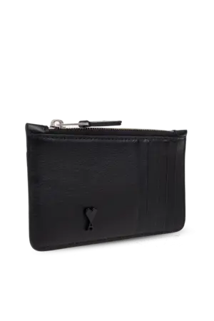 AMI Paris Leather Card Holder
