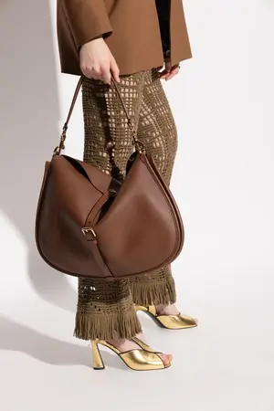 Etro Pony Maxi Shoulder Bag - Brown