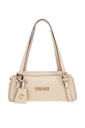 Versace Handbag `tag Bowling - Beige