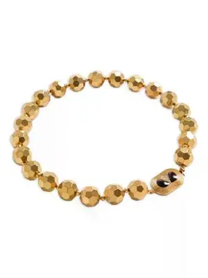 Valentino Garavani Faceted Sphere Bead Necklace - Gold