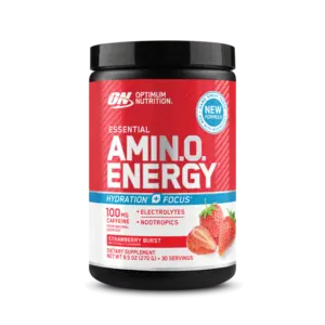 OPTIMUM NUTRITION Amino Energy + Focus Powder Strawberry - One-color