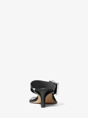 Michael Kors Rowen Leather Thong Sandal