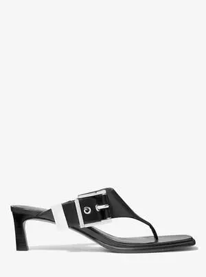 Michael Kors Rowen Leather Thong Sandal