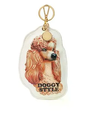Stella McCartney Poodle-graphic Keyring - Neutrals