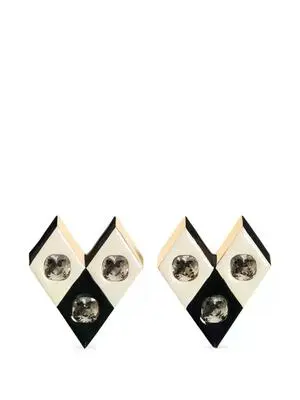Valentino Garavani Losangettes Clip-on Earrings - Gold