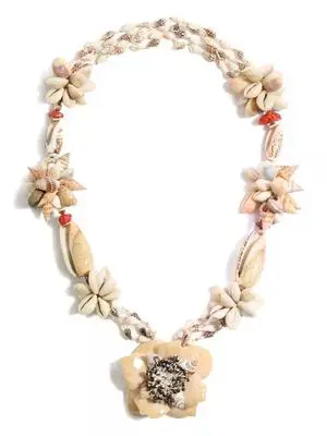 Valentino Garavani Aquatic Garden Necklace - Neutrals
