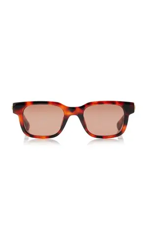 Bottega Veneta Square-frame Sunglasses - Brown