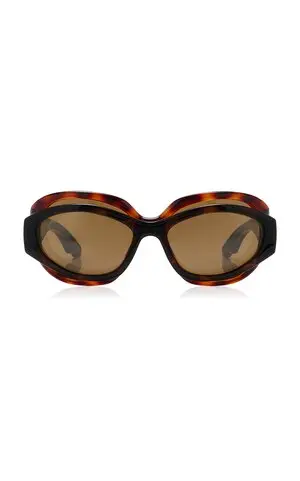 Balenciaga Superbusy Cat-eye Sunglasses - Brown