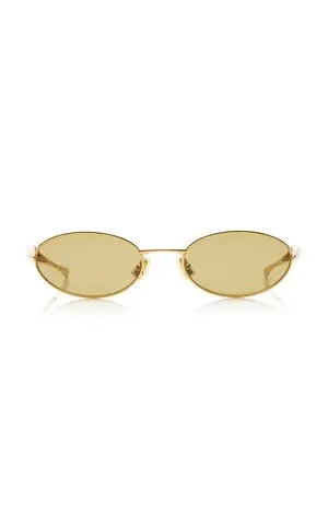 Bottega Veneta Acetate Oval-frame Sunglasses