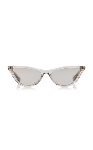 Bottega Veneta Cat-eye Acetate Sunglasses - Grey