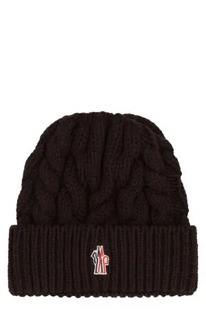 Moncler Wool Hat - Black